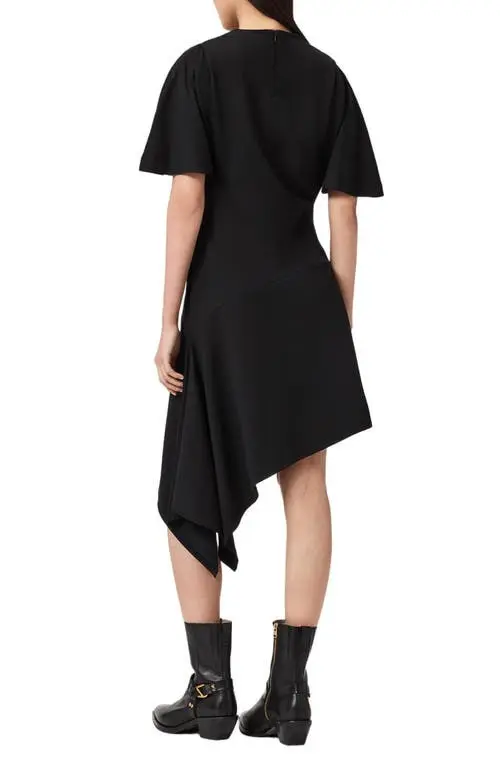 ALLSAINTS Rosa Asymmetric Minidress