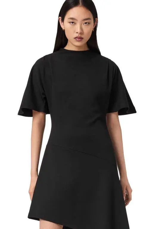 ALLSAINTS Rosa Asymmetric Minidress