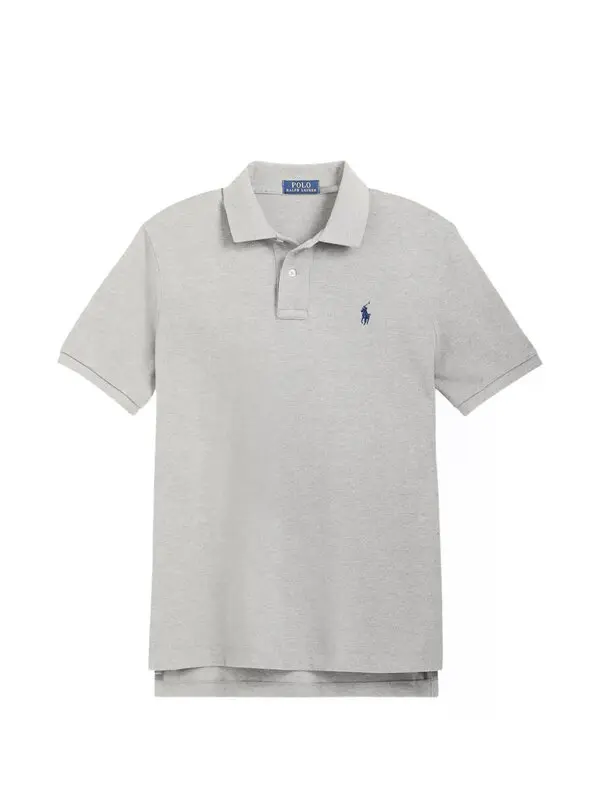 Polo Ralph Lauren Short Sleeve Logo Polo Shirt - Grey