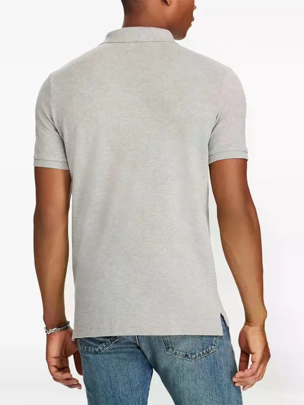 Polo Ralph Lauren Short Sleeve Logo Polo Shirt - Grey