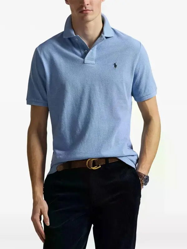 Polo Ralph Lauren Embroidered Logo Polo Shirt - Blue