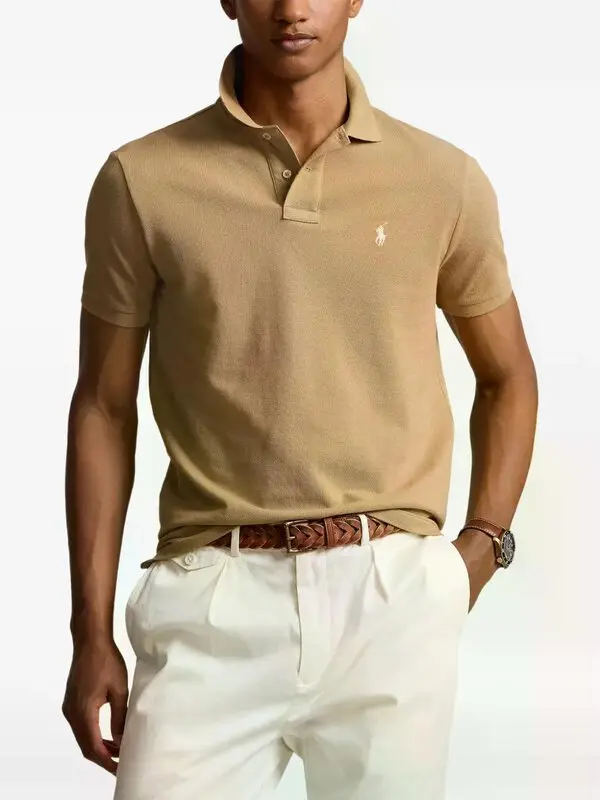 Polo Ralph Lauren Logo Polo Shirt - Brown