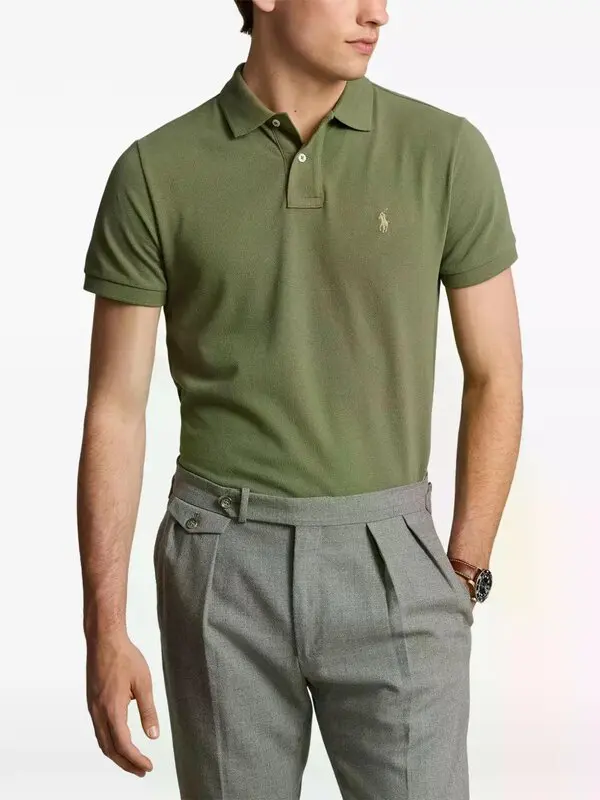 Polo Ralph Lauren Short Sleeve Embroidered Polo - Green