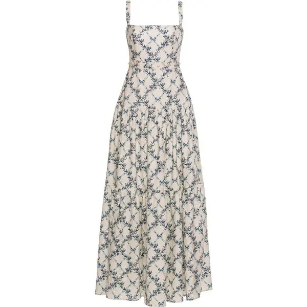 Agua Bendita Lima Gloriosa Maxi Dress