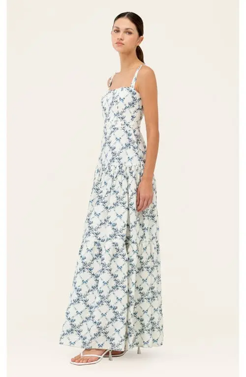 Agua Bendita Lima Gloriosa Maxi Dress