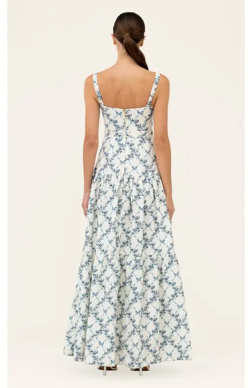 Agua Bendita Lima Gloriosa Maxi Dress