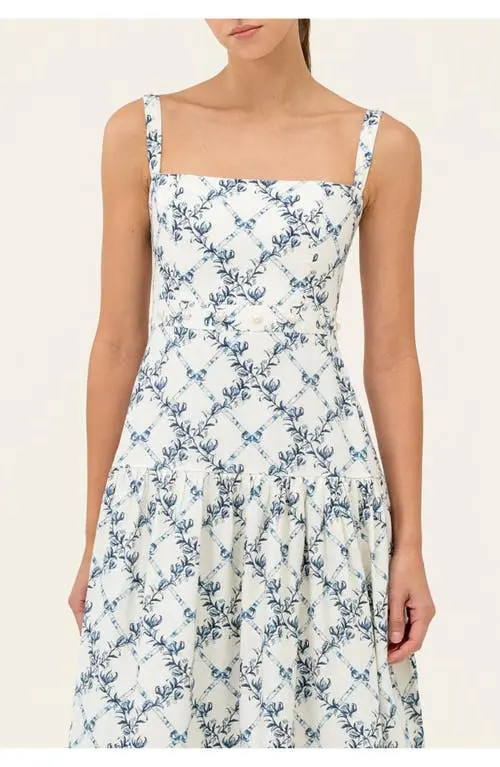 Agua Bendita Lima Gloriosa Maxi Dress