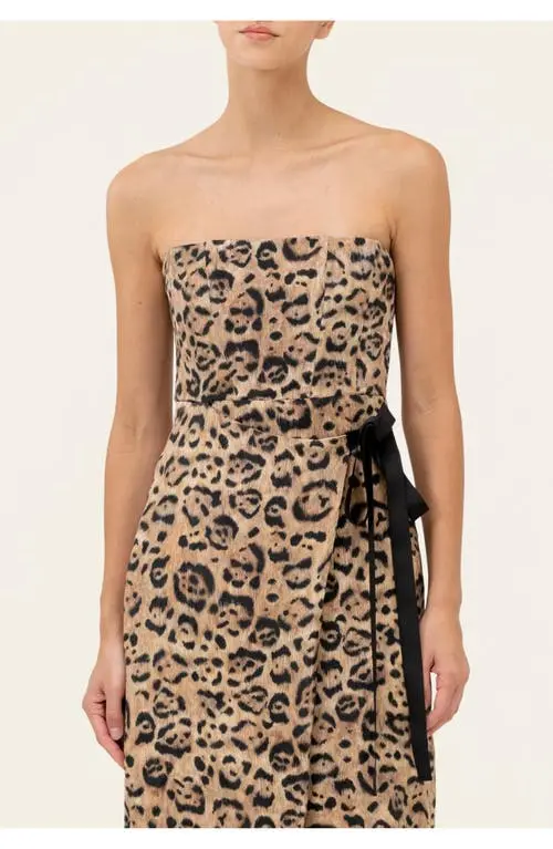Agua Bendita Cinefila Jaguar Maxi Dress - Multi