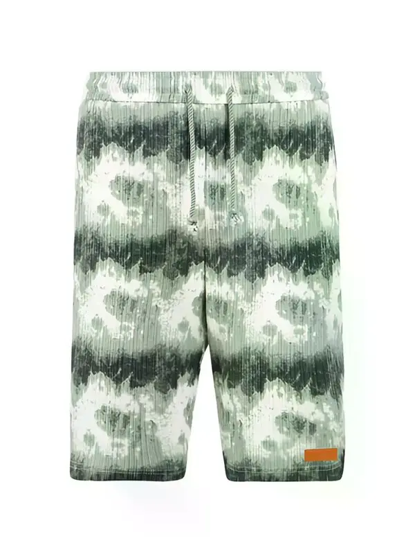 MAISON HIDEOUT Cloud Pattern Drawstring Shorts