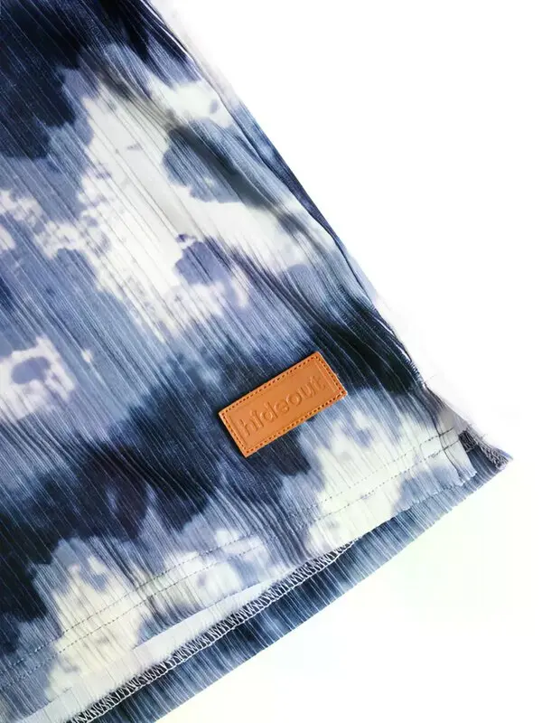 MAISON HIDEOUT Pattern Short-sleeve Polo Shirt