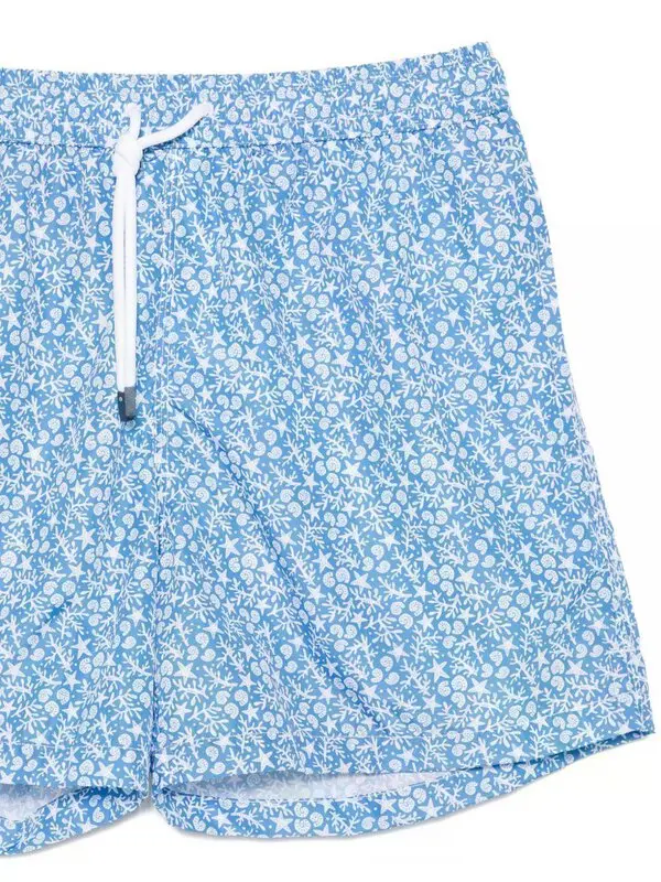 Fedeli Madeira Swim Shorts - Blue