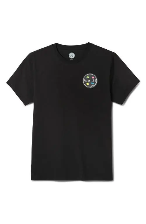 MAUI & SONS Arnold Sharkley Graphic T-shirt - Black