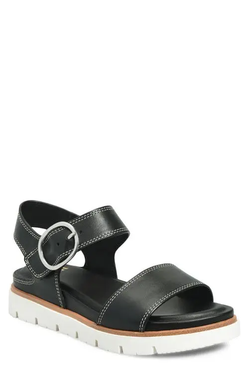 SOFFT Gweneth Ankle Strap Platform Sandal - Black
