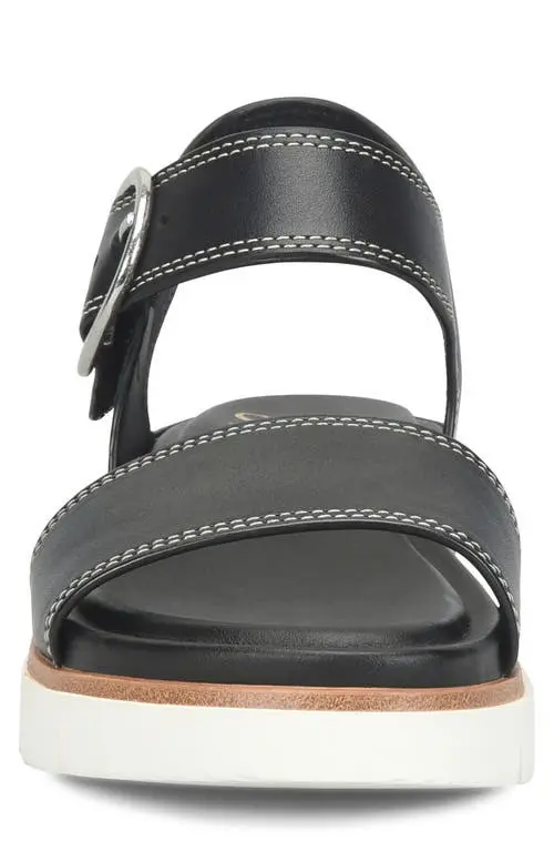 SOFFT Gweneth Ankle Strap Platform Sandal - Black
