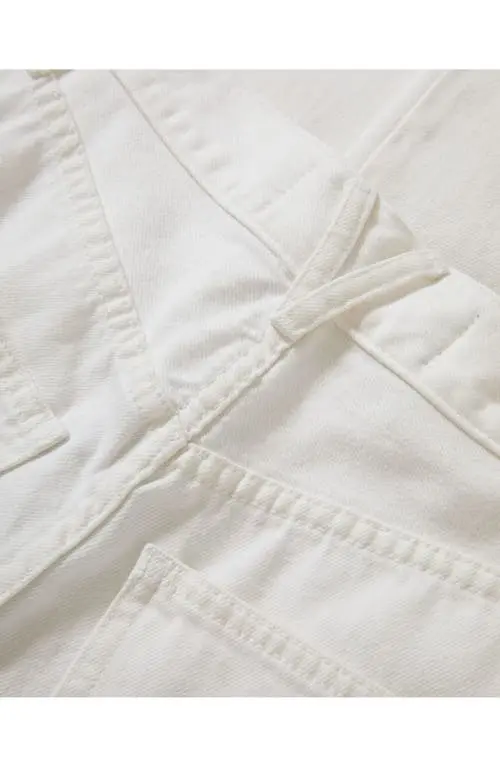 Veronica Beard Taylor High-waist Wide-leg Ankle Jeans - White