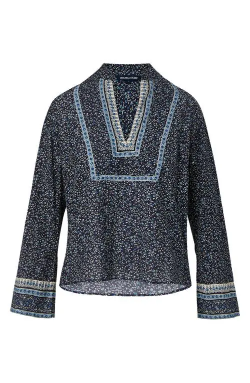 Veronica Beard Cyra Cotton Blend Top