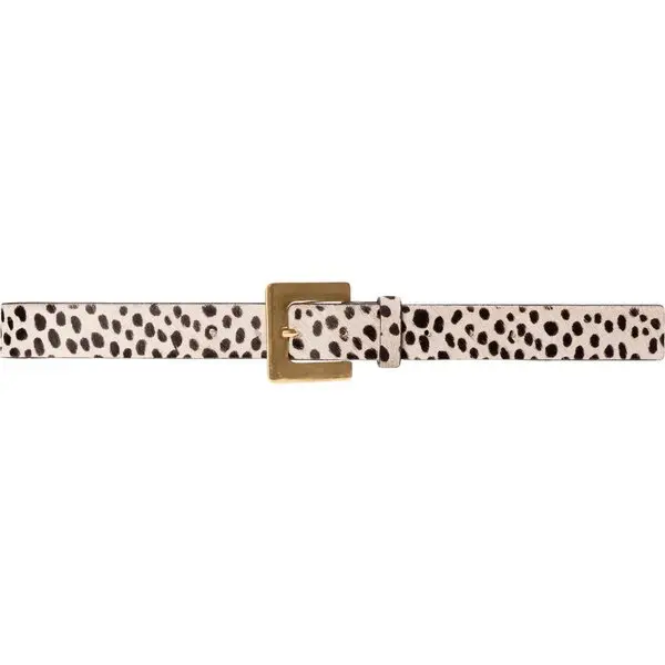 BLACK SUEDE STUDIO Noir Belt - Dotted Cheetah