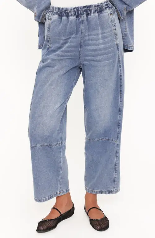 PETAL & PUP Sophie Pull-on Crop Barrel Jeans