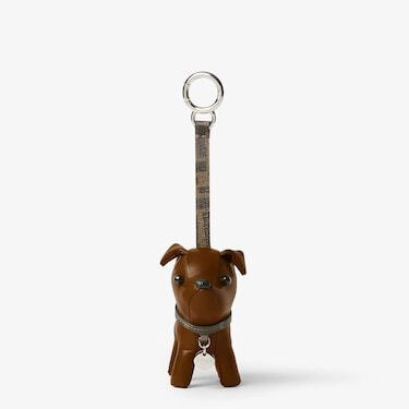 Fendi Dog-shaped Bag Charm - Brown
