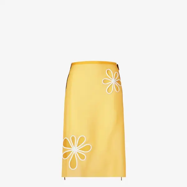 Fendi Straight Midi Skirt