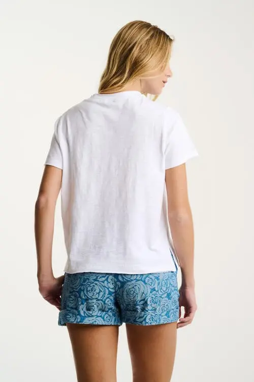 Lisa Todd Posy Posse Tee - White