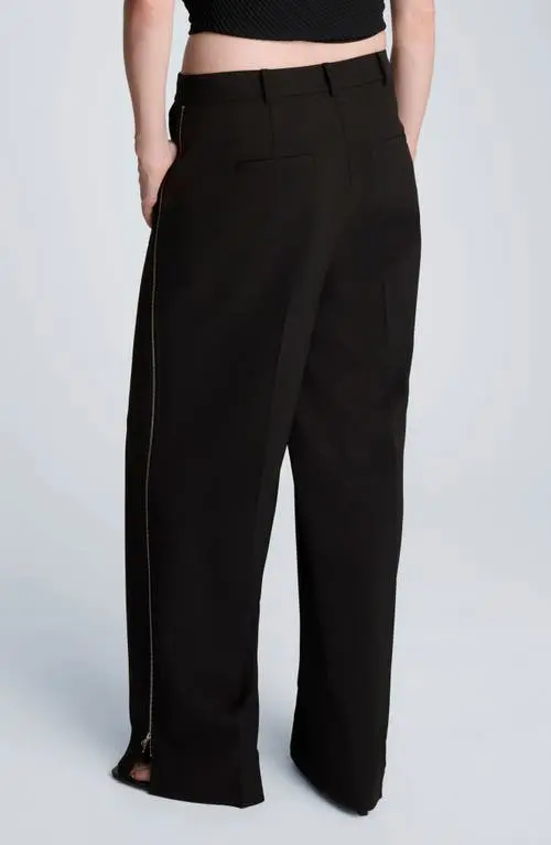 KENNETH COLE High Waist Pintuck Wide Leg Pants