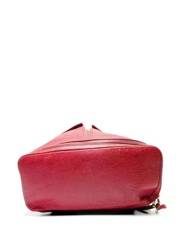 Balenciaga 2010s Classic Leather Backpack - Red