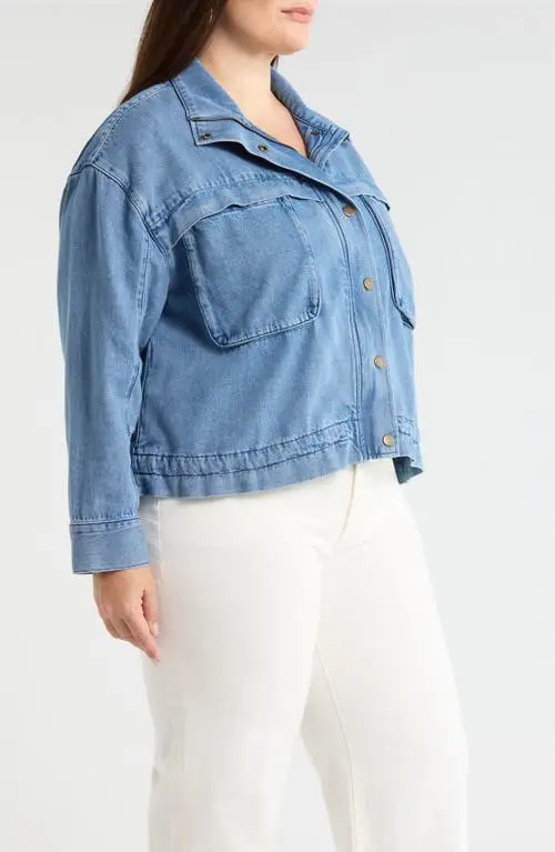 Caslon Denim Utility Jacket