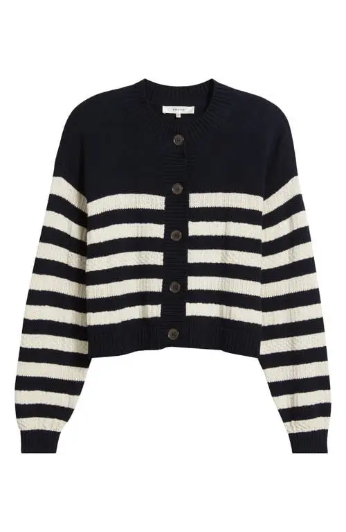 FRAME The Variation Stripe Cotton Cardigan