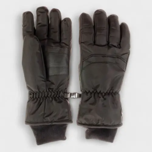 CANADA WEATHER GEAR Water-resistant Ski Gloves - Black
