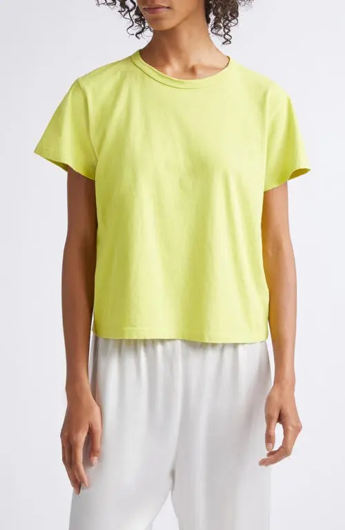 LESET The Margo Tee - Chartreuse