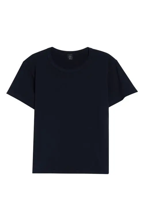 LESET The Margo Crop Tee - Midnight