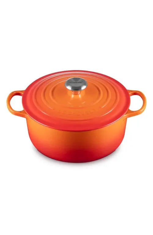 LE CREUSET Signature 9-piece Enameled Cast Iron Set - Flame