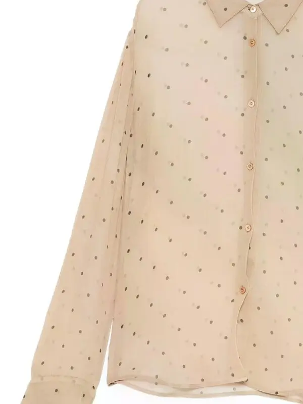 JNBY Polka-dot Long Sleeve Shirt