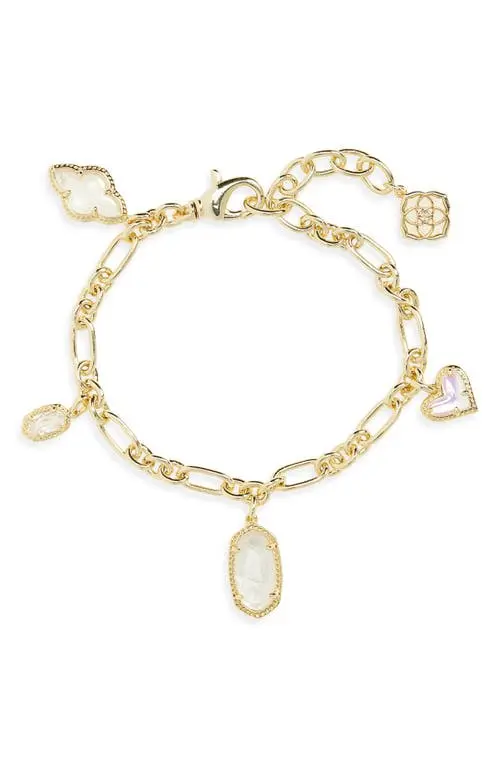 Kendra Scott Icon Charm Bracelet - Gold Neutral Mix