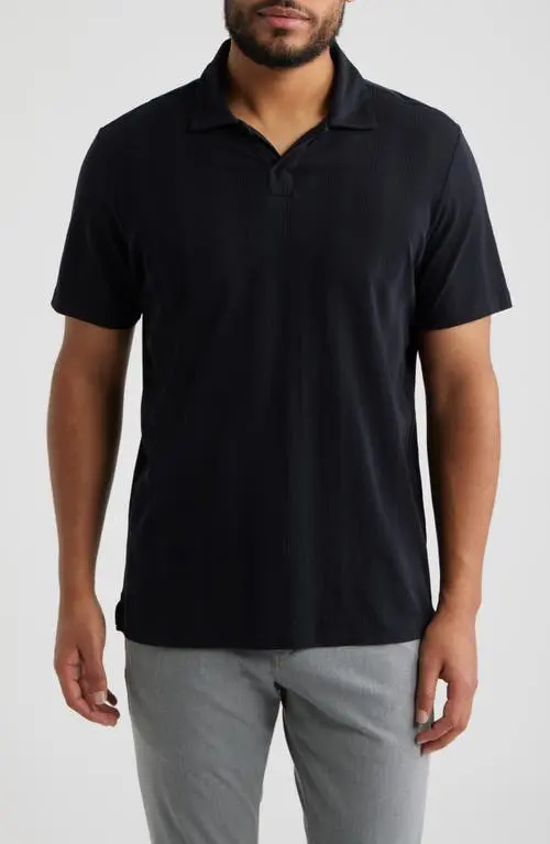 Robert Barakett Portmao Johnny Collar Polo - Black