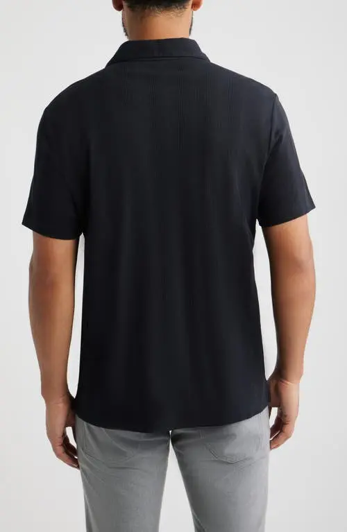 Robert Barakett Portmao Johnny Collar Polo - Black