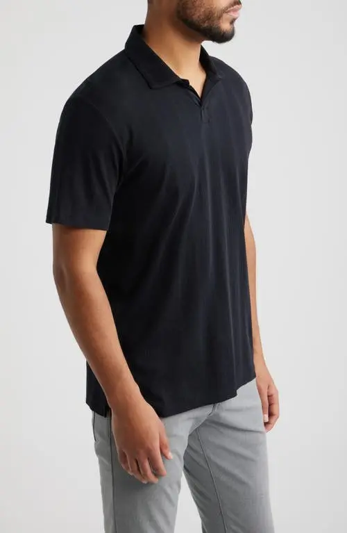 Robert Barakett Portmao Johnny Collar Polo - Black