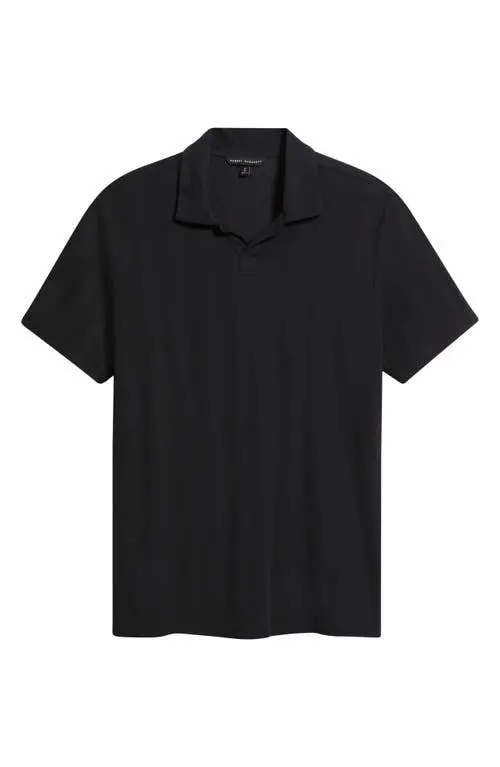 Robert Barakett Portmao Johnny Collar Polo - Black