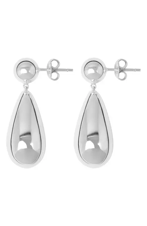 LIÉ STUDIO The Lola Drop Earrings - Silver