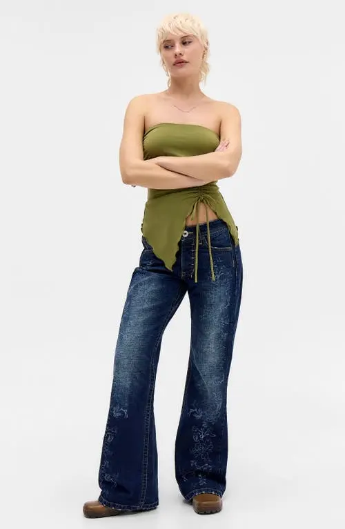 BDG URBAN OUTFITTERS Teo Print Bootcut Jeans