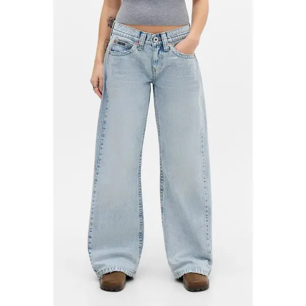 BDG URBAN OUTFITTERS Kayla Wide Leg Jeans - Bleach