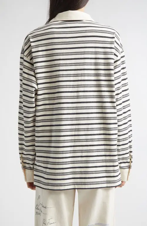 KURO Syntax Rugger Stripe Rugby Shirt