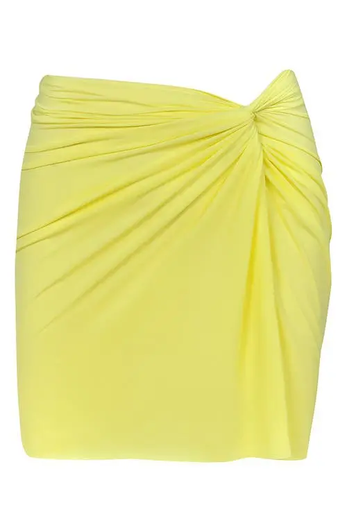 VIX PAULA HERMANNY Karen Cover-up Miniskirt - Lemonade