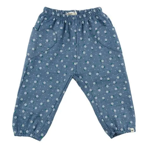 OH BABY! Sunburst Heart Side Pocket Pant - Denim