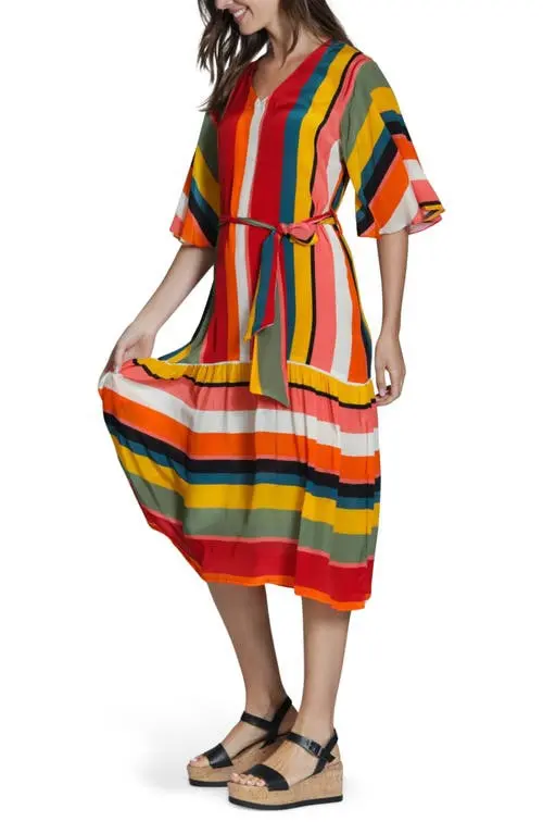 APNY Stripe Belted Dress