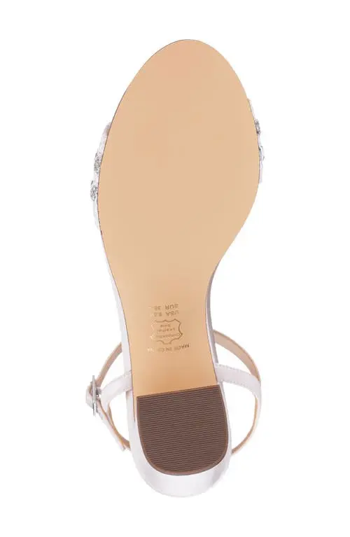 Nina Herma Ankle Strap Sandal - Ivory