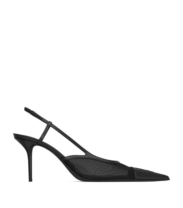 Saint Laurent Renée Slingback Pumps 75