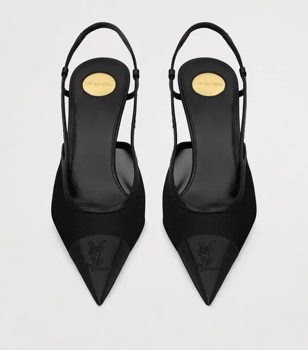 Saint Laurent Renée Slingback Pumps 75