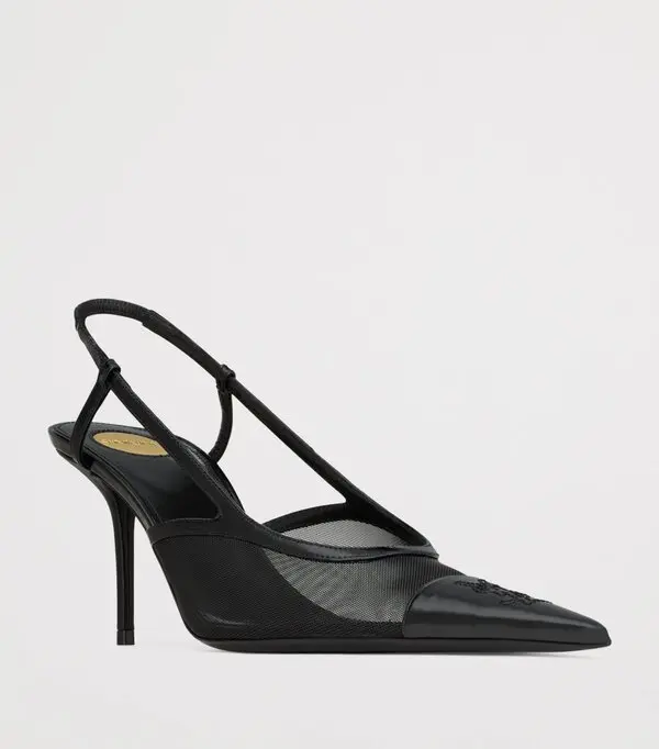 Saint Laurent Renée Slingback Pumps 75